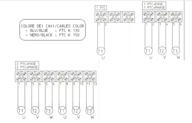 Mecc Alte alternator space heater for ship emergency generator