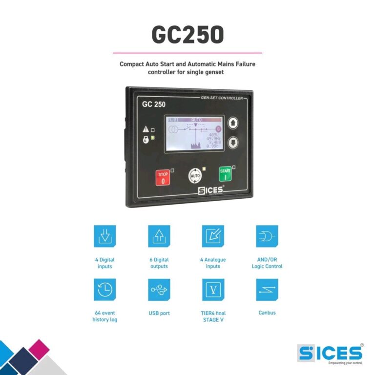 Sices GC250 - Generator Controller [Made in Italy]