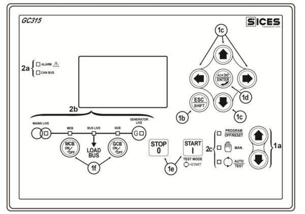 Sices generator controller manual with diagram configuration