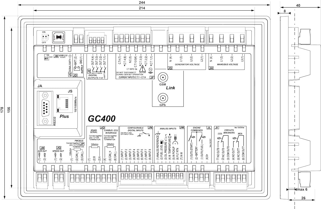 Identify new Sices generator controller by software instruction