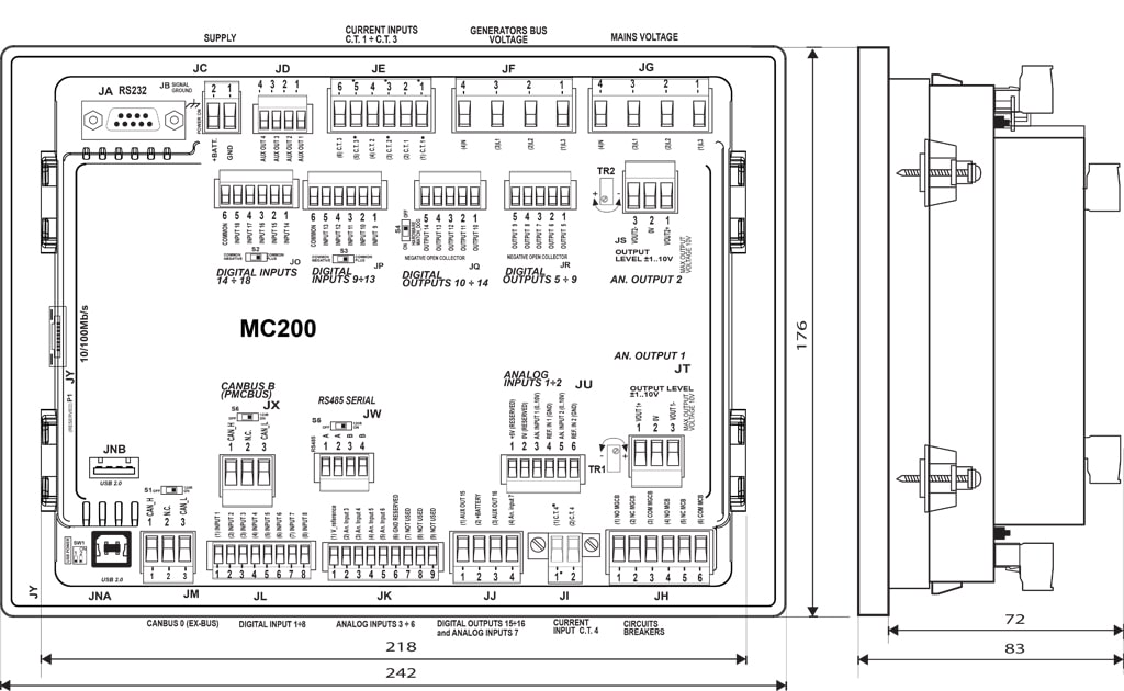 Sices MC200 - Điều khiển hòa đồng bộ máy phát điện vào lưới
