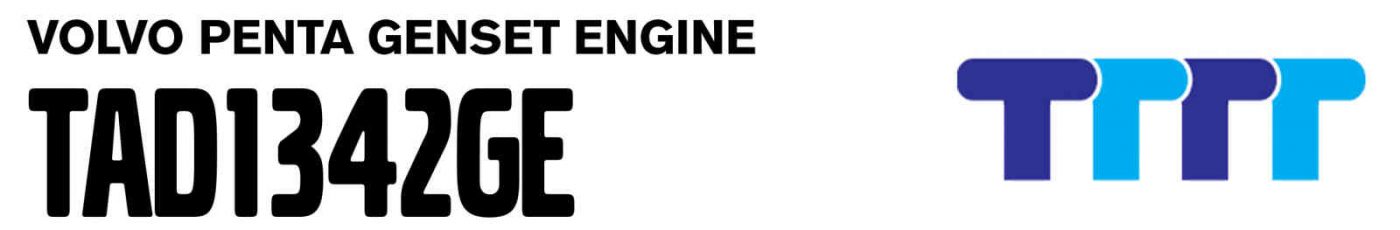 Volvo penta Tad1342ge 350 kva generator engine parts manuals