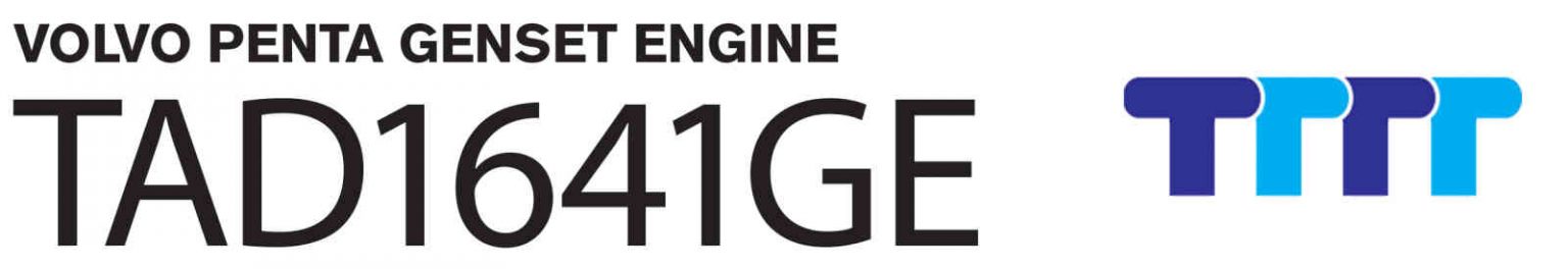 Volvo penta Tad1641ge 500 kva generator engine parts manual