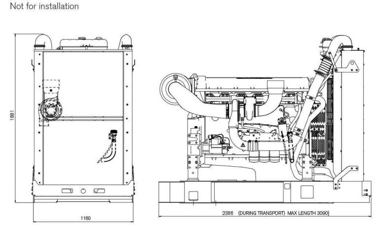 Volvo penta Tad1642ge 550 kva generator engine parts manual